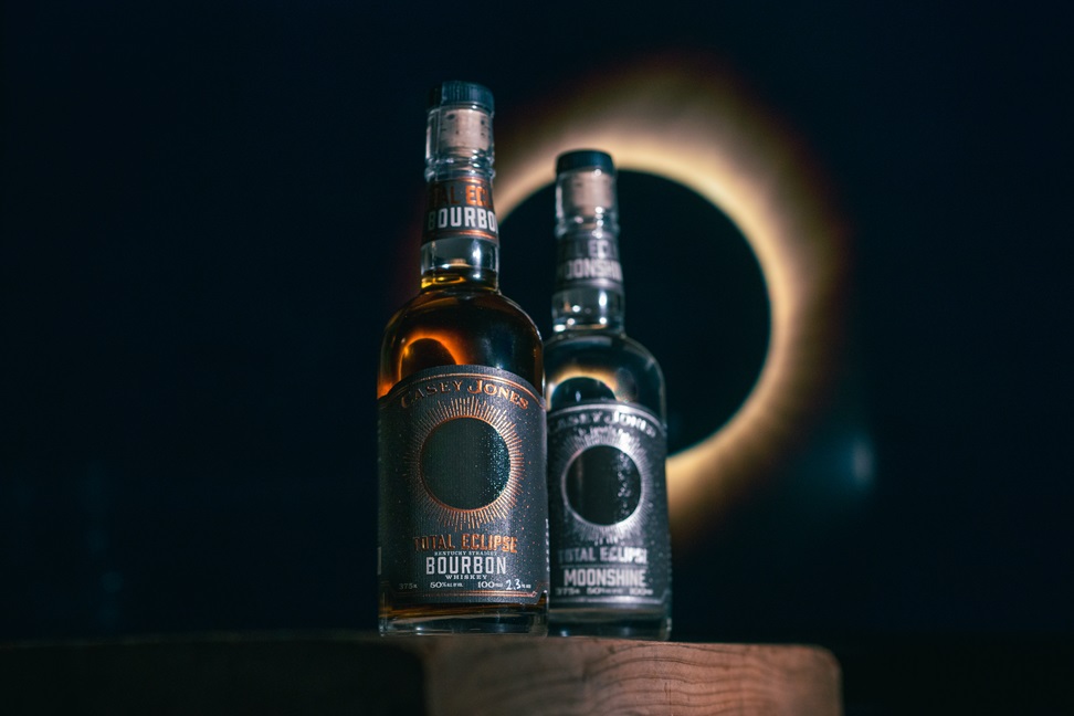 Press Release: CASEY JONES DISTILLERY LAUNCHES TOTAL ECLIPSE BOURBON AND MOONSHINE